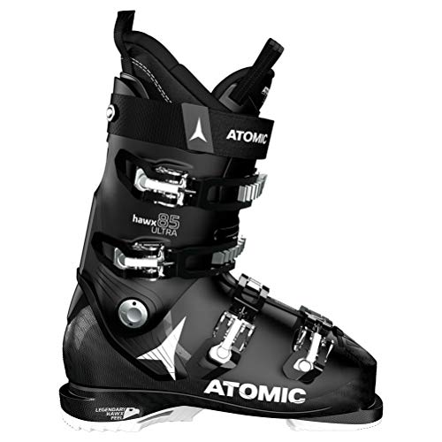 Atomic HAWX Ultra 85 Ski Boots Womens Sz 6/6.5 (23/23.5) Black/White