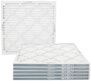 amazon basics merv 11 ac furnace air filter - 20'' x 20'' x 1'', 6-pack