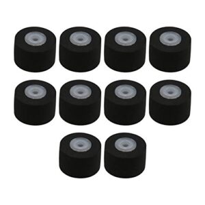 10x6.5x1.5mm black rubber bearing roller guide pulley bearing wheel pinch roller