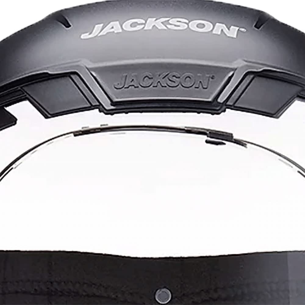 Jackson Safety Lightweight MAXVIEW Premium Face Shield with 370 Speed Dial Ratcheting Headgear – Anti Fog Coating