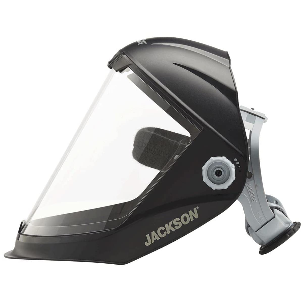 Jackson Safety Lightweight MAXVIEW Premium Face Shield with 370 Speed Dial Ratcheting Headgear – Anti Fog Coating