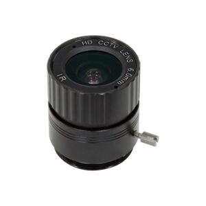 arducam lens for raspberry pi hq camera, wide angle cs-mount lens, 6mm focal length with manual focus