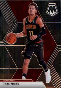 2019-20 panini mosaic #182 trae young atlanta hawks nba basketball trading card