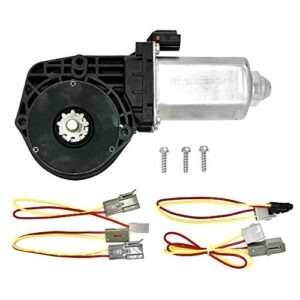 power window lift motor replacement compatible with ford f150 f250 f350 aerostar front left window regulator motor replace part # 742-250 11m104