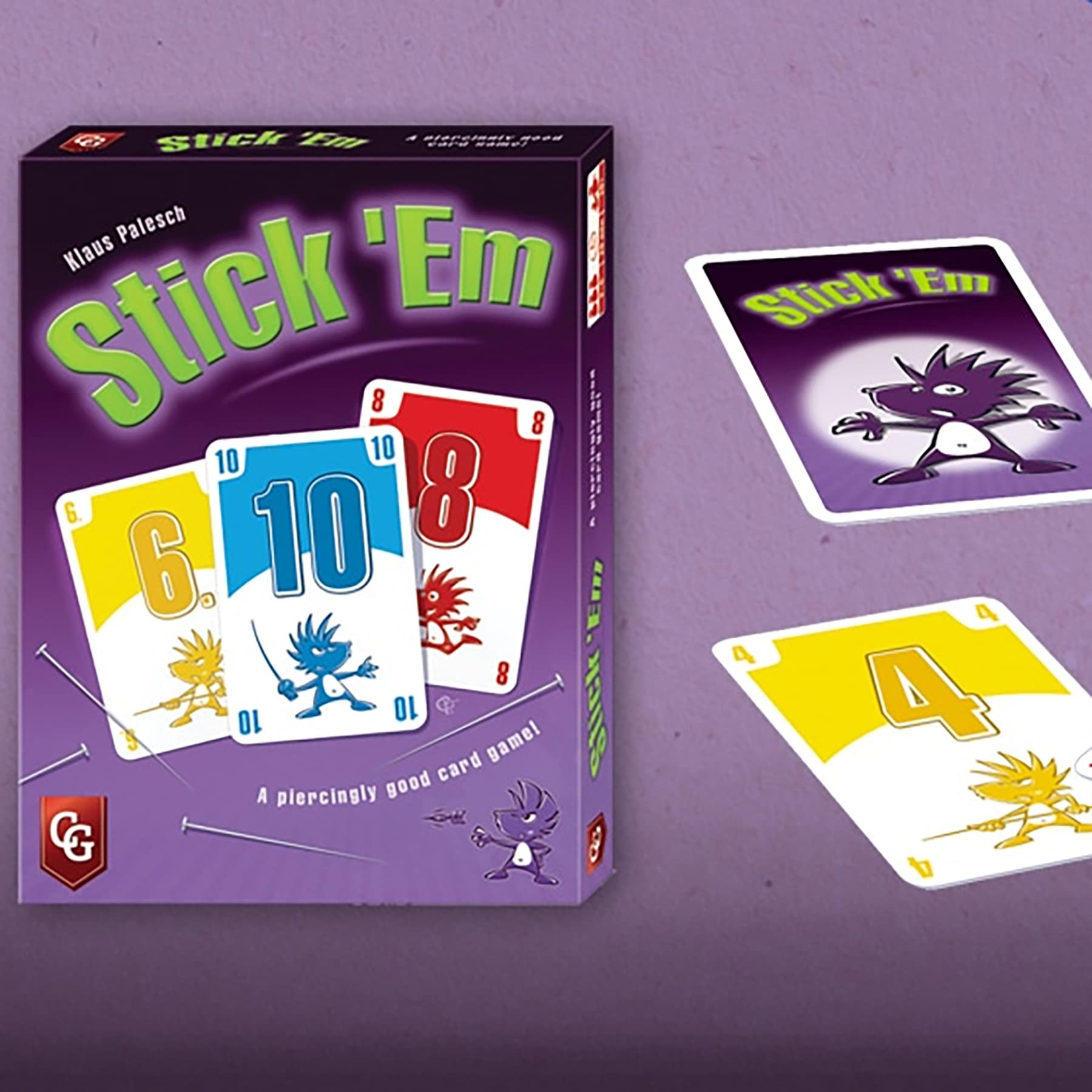 Capstone Games: Stick'Em Game, Classic Award-Winning, Fast & Simple Trick-Taking Card Game, Player with Most Points Wins, Ages 12 and Up