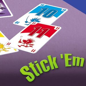 Capstone Games: Stick'Em Game, Classic Award-Winning, Fast & Simple Trick-Taking Card Game, Player with Most Points Wins, Ages 12 and Up