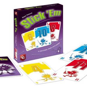 Capstone Games: Stick'Em Game, Classic Award-Winning, Fast & Simple Trick-Taking Card Game, Player with Most Points Wins, Ages 12 and Up