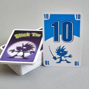 Capstone Games: Stick'Em Game, Classic Award-Winning, Fast & Simple Trick-Taking Card Game, Player with Most Points Wins, Ages 12 and Up