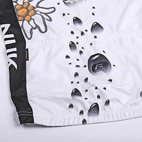 NUCKILY Cycling Jersey Women Short Sleeve Set Bike Shirt Jacket Top Padded Shorts Quick-Dry Mountain Riding Clothing Suits