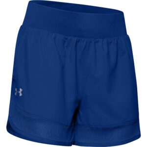 under armour womens locker woven short royal md