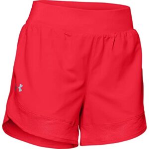 under armour womens locker woven short red md