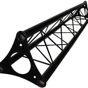 3X 5ft Lighting Triangle Bolted Truss 15' Span 10"x10" Diameter Stand Universal DJ Metal 5'