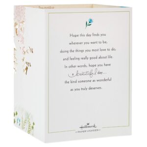 Hallmark Paper Wonder Displayable Pop Up Birthday Card for Women (Beautiful Day)