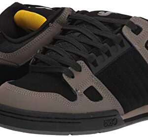 DVS mens Devious Mountain Biking Shoe, Black Brindle Yellow, 8.5 US