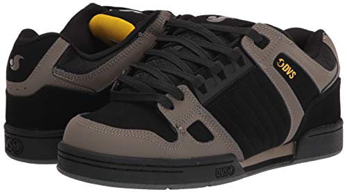 DVS mens Devious Mountain Biking Shoe, Black Brindle Yellow, 8.5 US