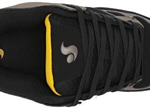 DVS mens Devious Mountain Biking Shoe, Black Brindle Yellow, 8.5 US