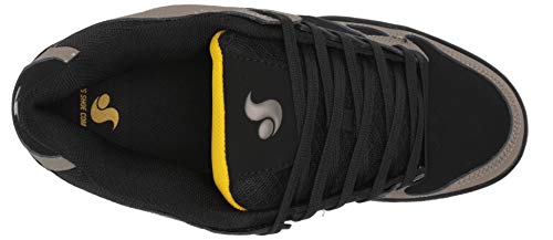 DVS mens Devious Mountain Biking Shoe, Black Brindle Yellow, 8.5 US