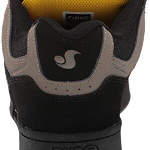 DVS mens Devious Mountain Biking Shoe, Black Brindle Yellow, 8.5 US