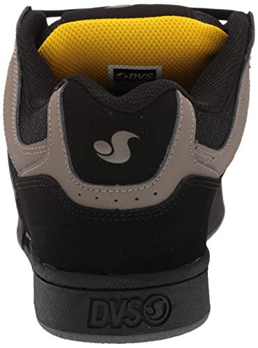 DVS mens Devious Mountain Biking Shoe, Black Brindle Yellow, 8.5 US