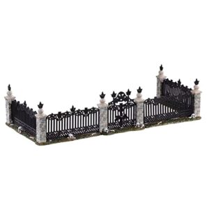 lemax village collection bat fence gate # 04713