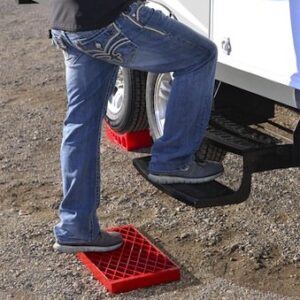 ANDERSEN HITCHES | RV Accessories | 6-Pack Trailer Jack Blocks w/ Free Clean Step | Leveling Block Chocks | 3608