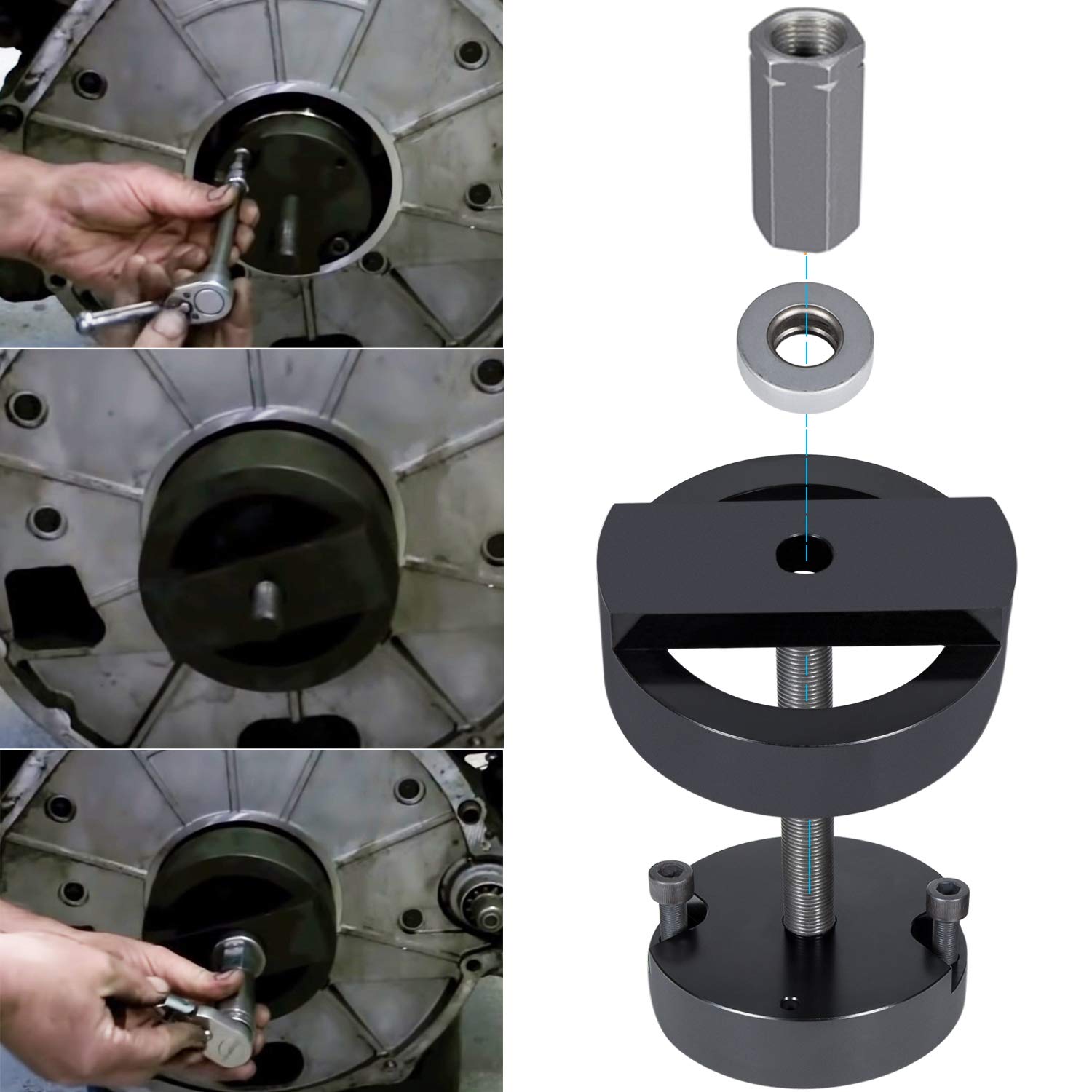 303-770 Crankshaft Rear Main Seal Installer Tool for Ford 4.5L, 6.0L & 6.4L Powerstroke, Rear Seal & Wear Ring Installer