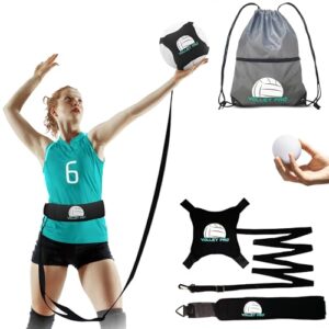 volleyball rebounder training equipment - volleyball serve spike and hitting trainer. volleyball accessories indoor and outdoor - great volleyball gifts for teen girls