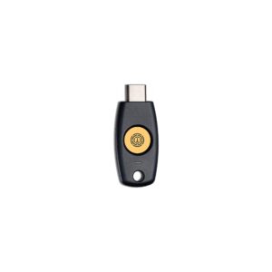 fido2 u2f security key passkey two-factor authentication (2fa) usb key pin+touch (non-biometric) usb-c type trustkey t120