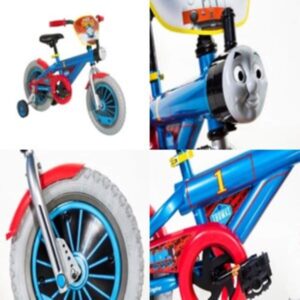 bike thomas the train boys 12 inch blue red black coaster brake training wheels