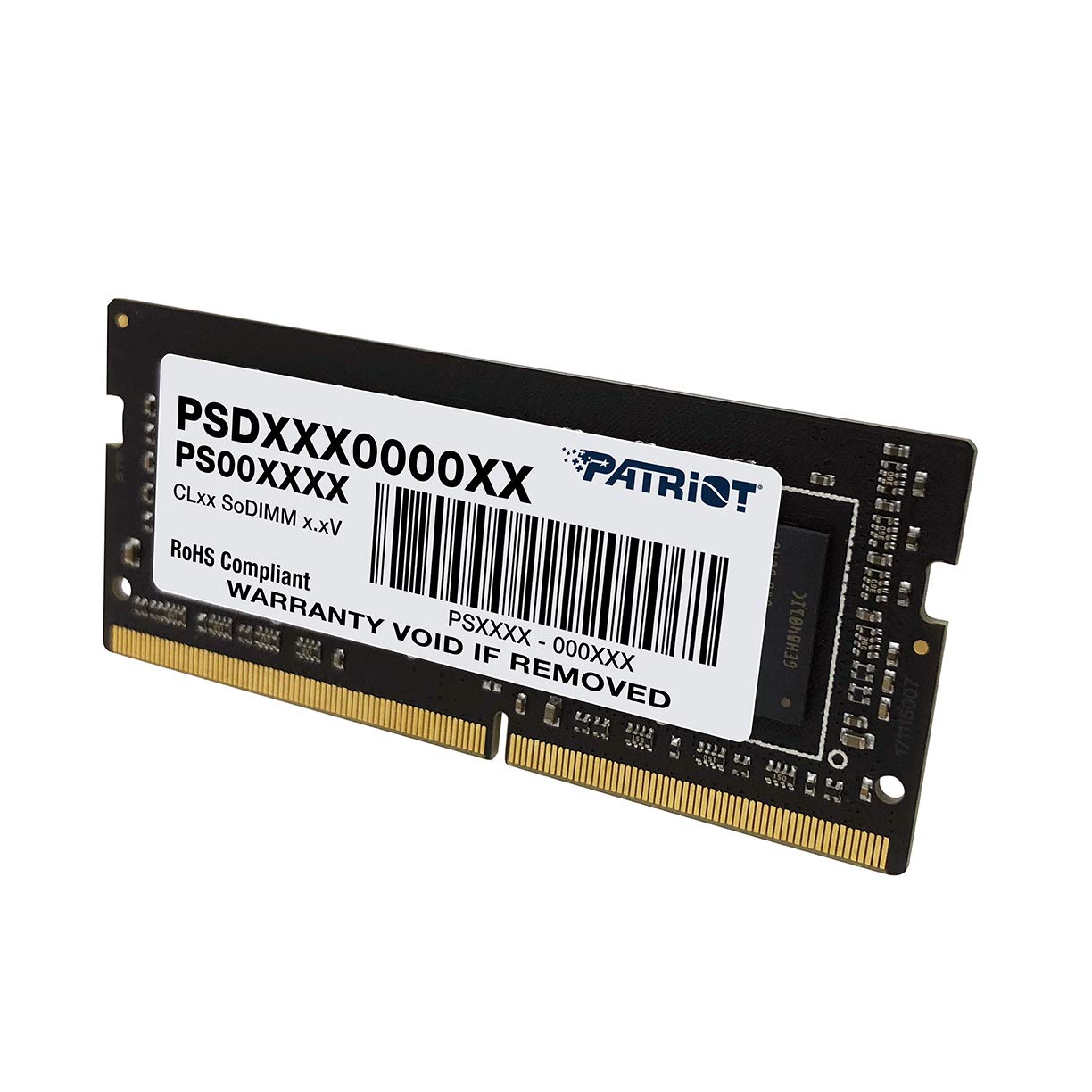 Patriot Signature Line Series DDR4 16GB (1 x 16GB) 3200MHz SODIMM (1 Rank Single-Sided Module)