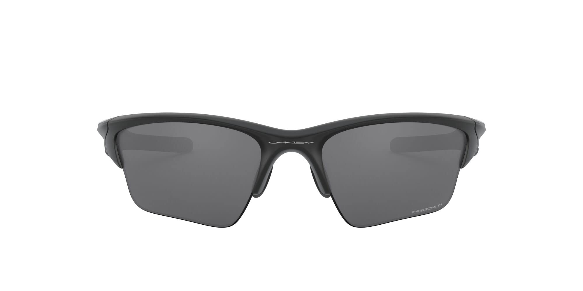 Oakley Men's OO9154 Half Jacket 2.0 XL Rectangular Sunglasses, Matte Black/Prizm Black Polarized, 62 mm