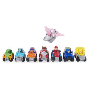 PAW Patrol, True Metal Dino Rescue Gift Pack of 8 Collectible Die-Cast Vehicles, 1:55 Scale