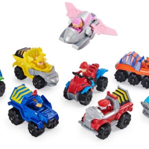 PAW Patrol, True Metal Dino Rescue Gift Pack of 8 Collectible Die-Cast Vehicles, 1:55 Scale