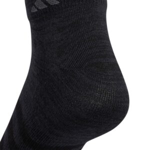 adidas Men's Superlite Low Cut Socks (6-Pair), Black/Night Grey, Large