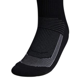 adidas Ub21 Superlite Running Quarter Socks (2-Pair), Black/Grey/White, Medium