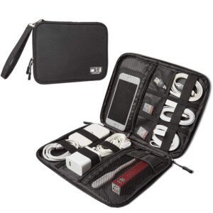 covax electronic organizers, travel cable storage, electronics accessories cases for cable, charger, phone, usb, sd card