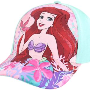 Disney girls Disney Toddler Hat for Girlâ€™s Ages 2-4 and 4-7, Princess Kids Baseball Cap, Pink/Silver, 4-7 Years US