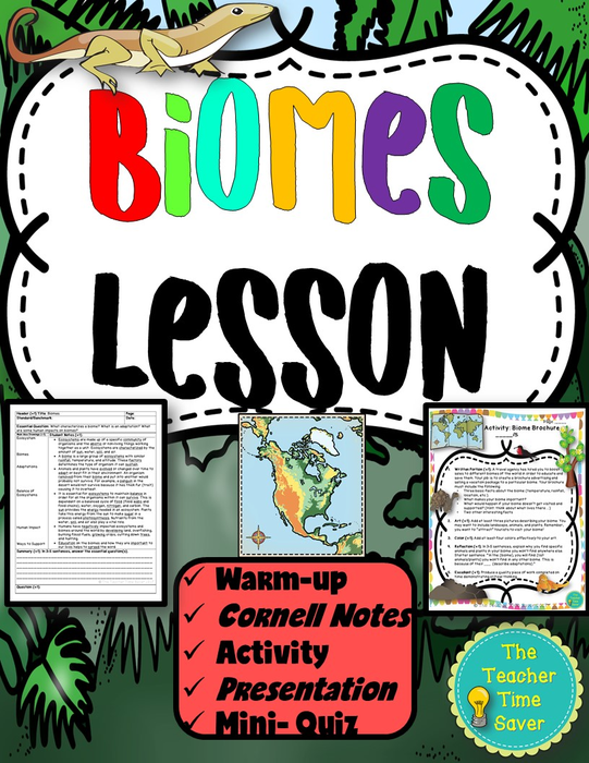 Biomes Ecology Unit Lesson