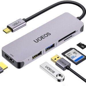 UOEOS C to Hdmi Hub,Compatible for Surface Pro, MacBook Air, Thinkpad…