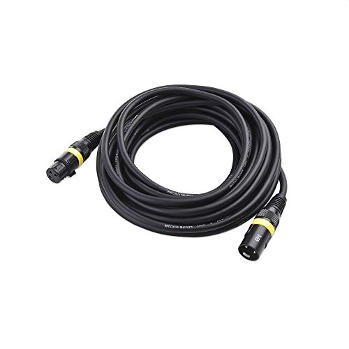 Cable Matters 22AWG Stage Light DMX Cable 25 ft / 7.6m with 3-Pin XLR Connector