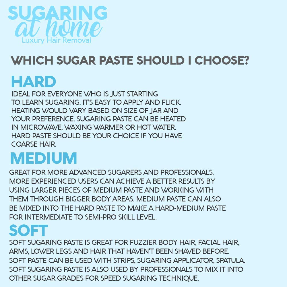 Sugaring Hair Removal Paste Medium for Professional Use on Bikini, Brazilian, Arms, Legs, Back 34 oz.