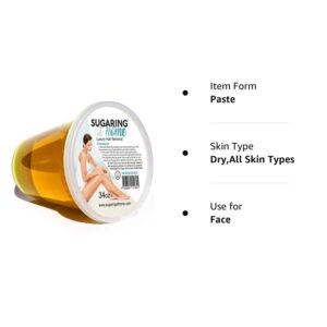 Sugaring Hair Removal Paste Medium for Professional Use on Bikini, Brazilian, Arms, Legs, Back 34 oz.