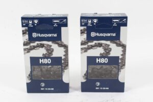 husqvarna 2 pack 591132368 18" 3/8 .050 68dl chainsaw chain loop h80 501846568