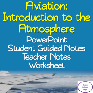 aviation- introduction to the atmosphere no prep lesson