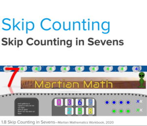 skip counting in sevens