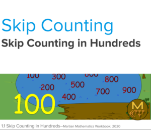 skip counting in hundreds