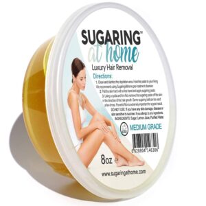 sugaring hair removal paste for beginners at home made for bikini, brazilian, underarms, arms made by sugaring at home