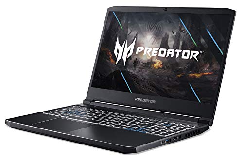 Acer Predator Helios 300 Gaming Laptop, Intel i7-10750H, NVIDIA GeForce RTX 2070 Max-Q 8GB, 15.6" FHD 240Hz 3ms IPS Display, 16GB Dual-Channel DDR4, 512GB NVMe SSD, WiFi 6, RGB Keyboard, PH315-53-71QX