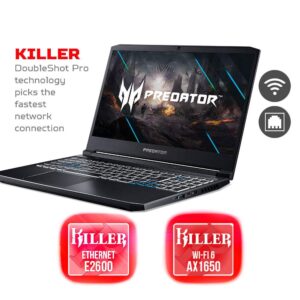 Acer Predator Helios 300 Gaming Laptop, Intel i7-10750H, NVIDIA GeForce RTX 2070 Max-Q 8GB, 15.6" FHD 240Hz 3ms IPS Display, 16GB Dual-Channel DDR4, 512GB NVMe SSD, WiFi 6, RGB Keyboard, PH315-53-71QX