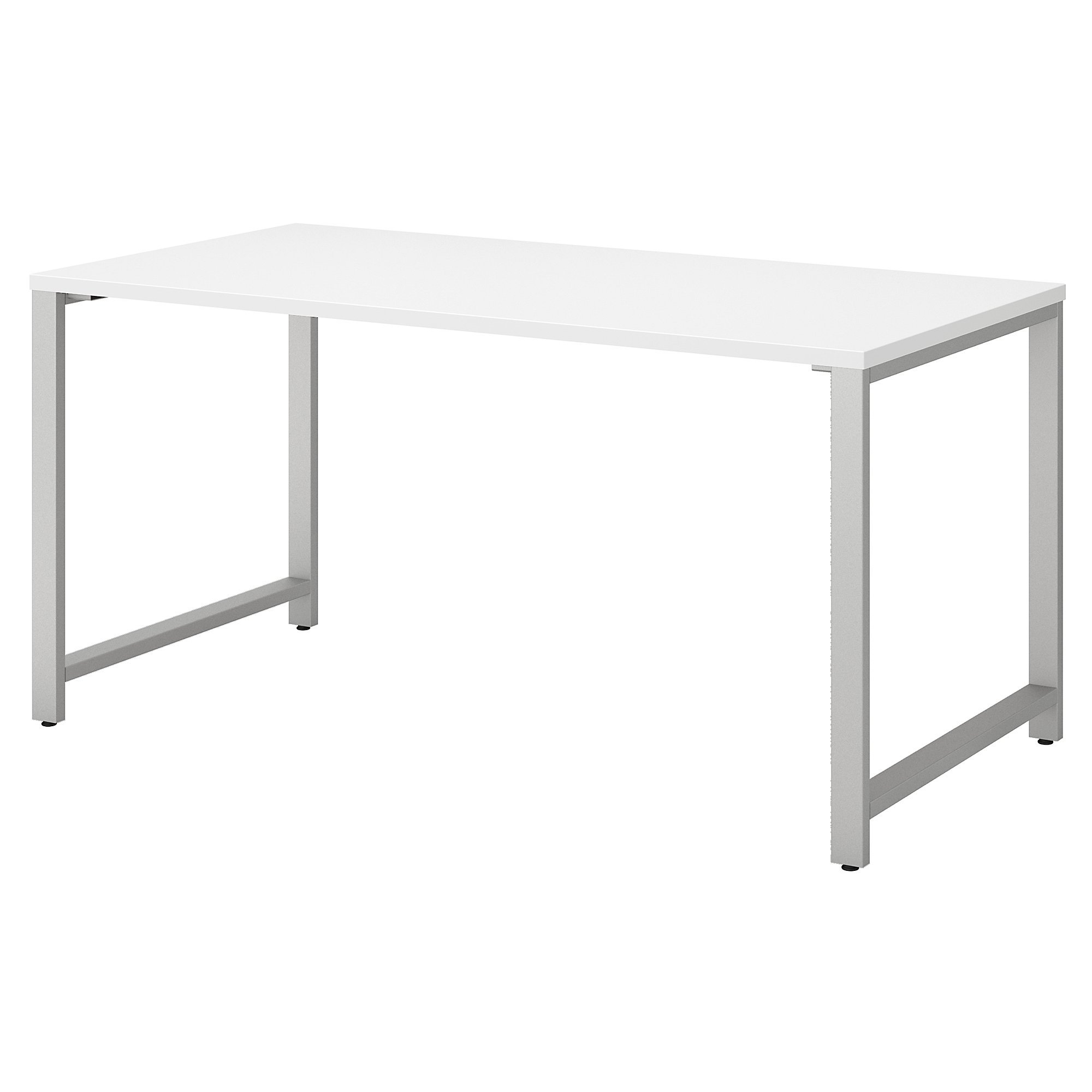 Bush Business Furniture 400 Series Table Desk with Metal Legs, 60W x 30D, Platinum Gray